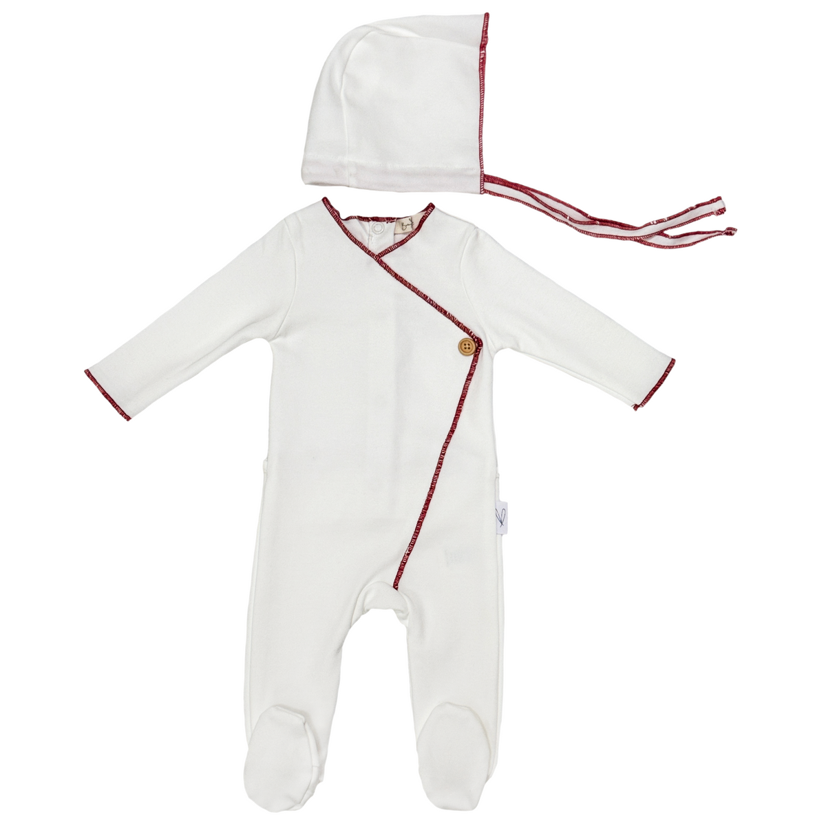 SIDE BUTTON WRAP LAYETTE SET - WTRED SL2733-S – TheCasualPlace