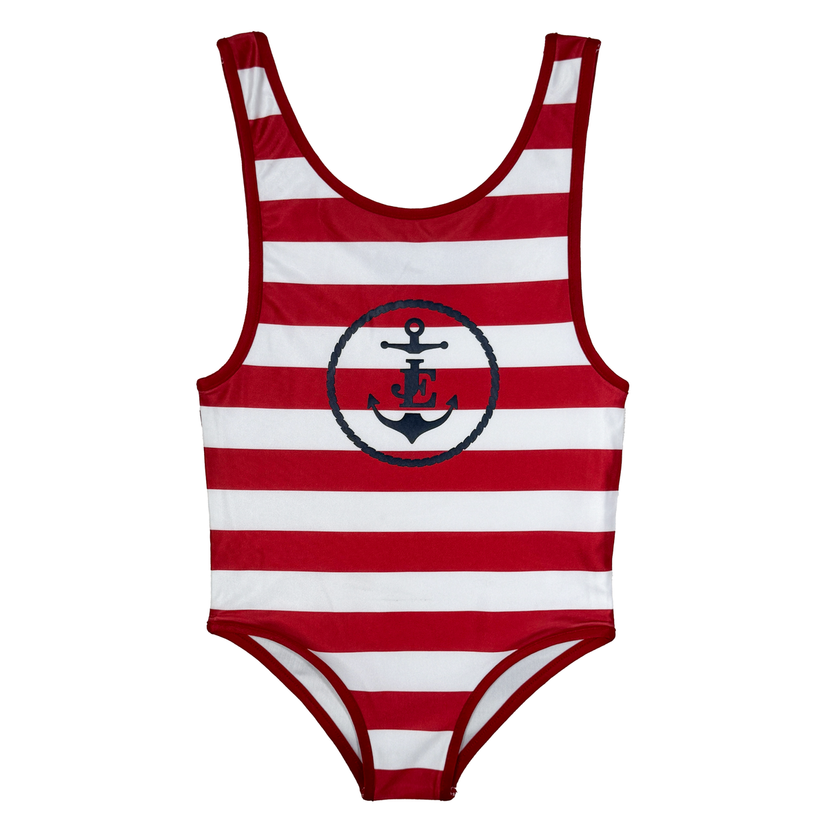 NAUTICAL SWIM SUIT - RED SS2714 – TheCasualPlace