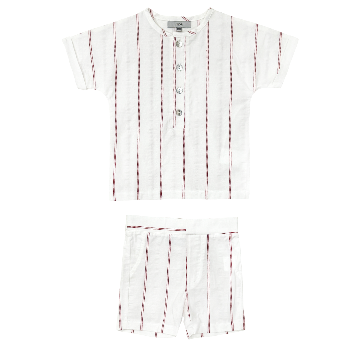 DOTTED LINE BOYS 2PC SET - RED ST18311 – TheCasualPlace
