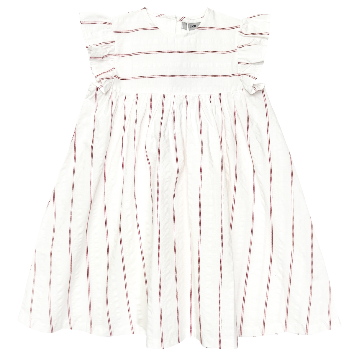 DOTTED LINE DRESS - RED ST23311 – TheCasualPlace