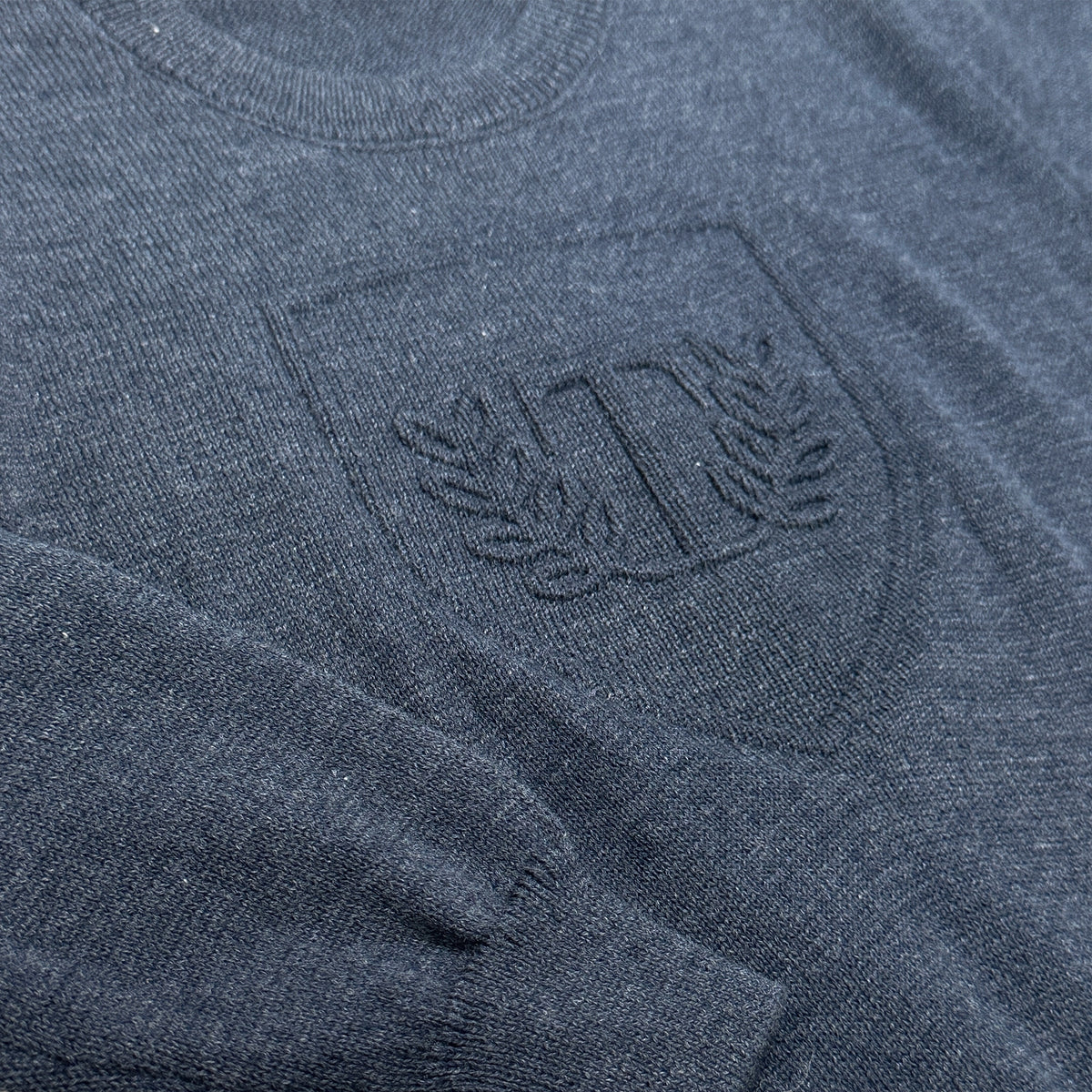 LOGO CREW SWEATER - BLUE FT1544 – TheCasualPlace